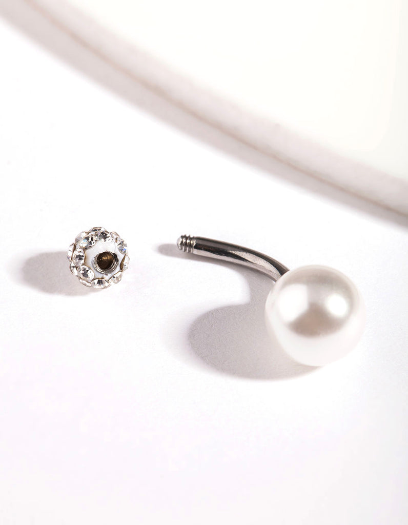 Surgical Steel Fireball Belly Ring - Lovisa