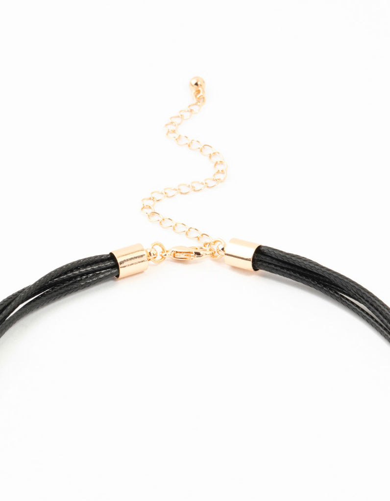 Gold Layered Cord Necklace - Lovisa